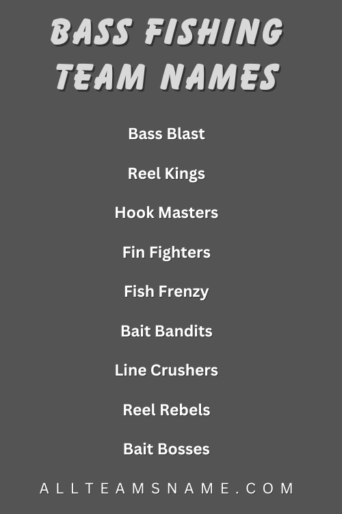 300 Clever And Funny Fishing Names For Teams All Teams Name 300 Clever And Funny Fishing Names For Teams All Teams Name