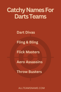 300 Powerful Darts Team Names For Ultimate Victory! - All Teams Name
