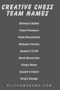 329 Clever Chess Team Names That Will Make You Stand Out - All Teams Name